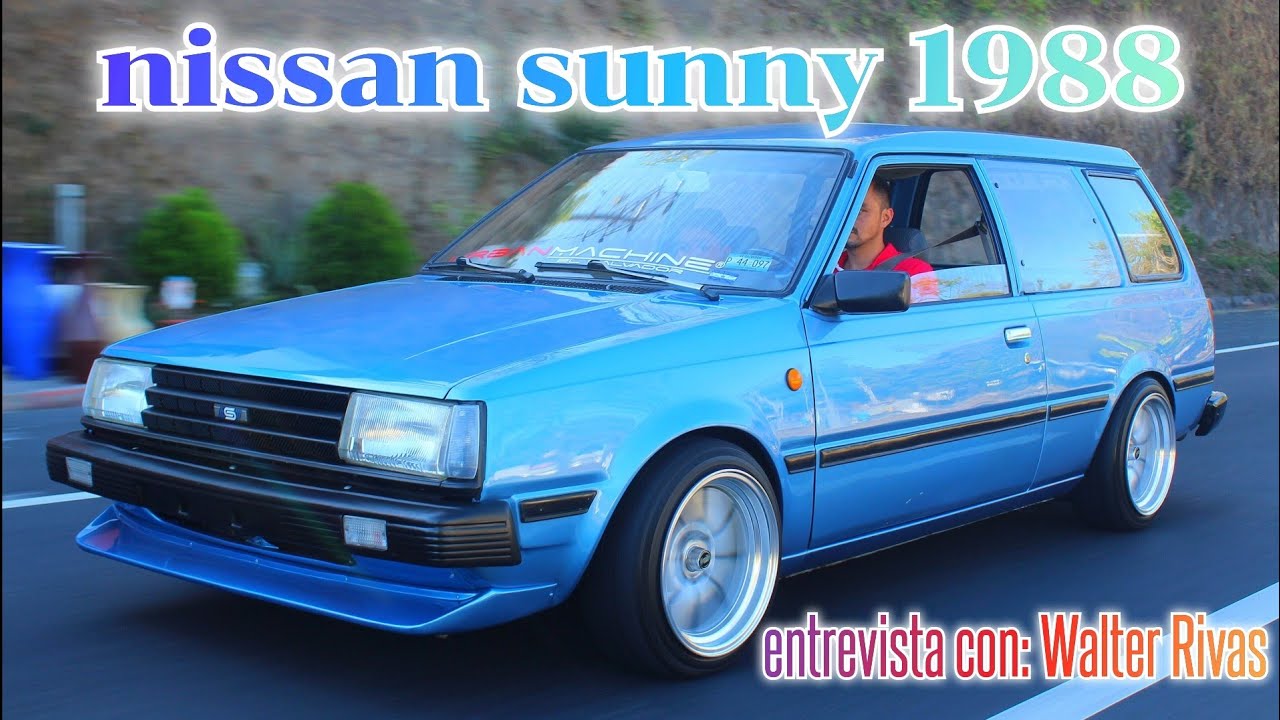 NISSAN SUNNY AD VAN 1988/ Walter Rivas, parece recién salido del ...