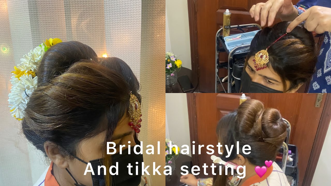 Easy and beautiful bridal hairstyle || step by step hairstyle tutorial ...