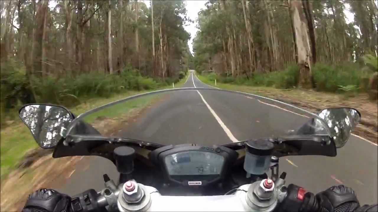 Ducati 848 on the Reefton Spur - YouTube