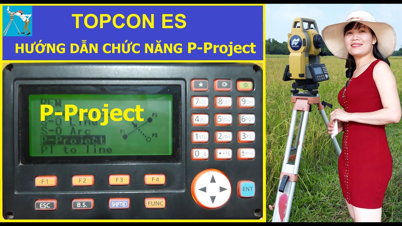 How to use P-Project (Topcon ES) | Hướng dẫn chức năng P-Project - YouTube