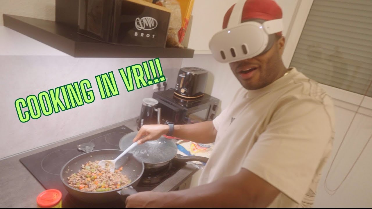 COOKING IN VR!!! (in real life) [Meta Quest 3] - YouTube