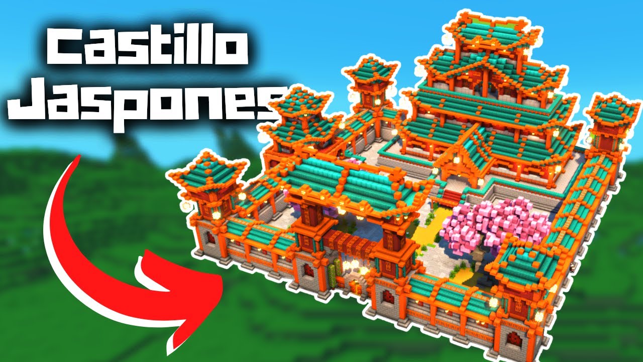 COMO HACER un CASTILLO JAPONES para MINECRAFT. tutorial - YouTube