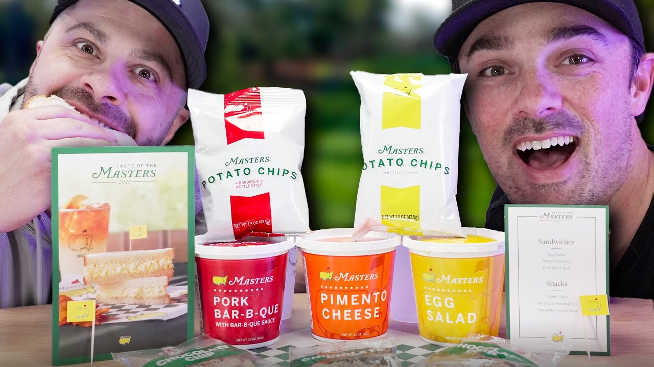 Augusta National Menu Taste Test | "Taste of The Masters" - YouTube