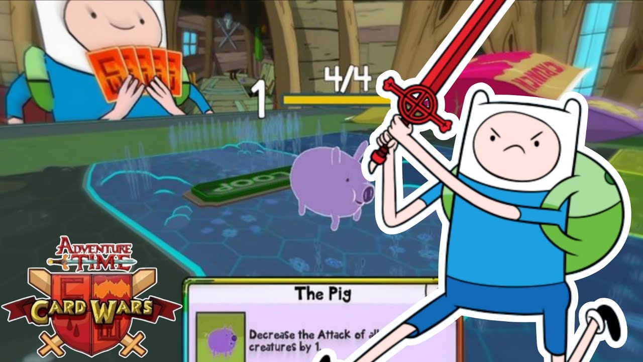 DERROTANDO o FINN - CARD WARS - YouTube