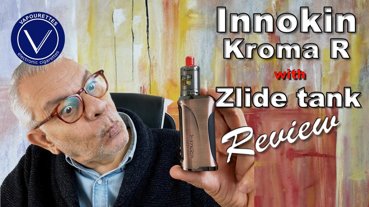 Innokin Kroma-R with Zlide tank complete vaping kit. Review, Tutorial ...