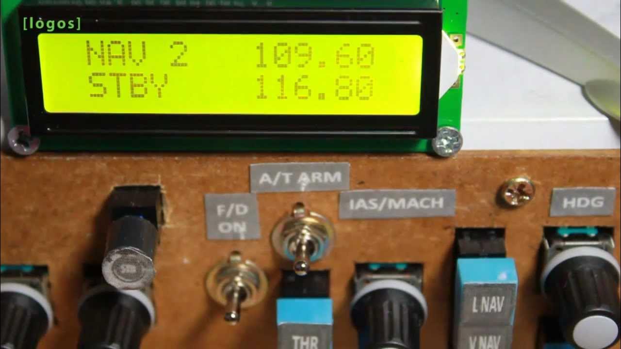 FS2004 Cessna c172 Radio Pannel (Arduino, Link2FS) - YouTube