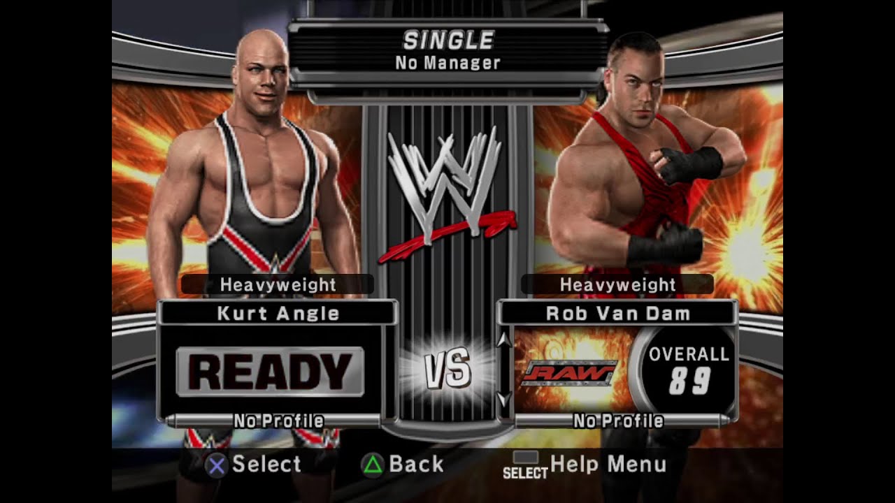 Kurt Angle vs Rob Van Dam | WWE SmackDown! vs. RAW 2007 | 2023-12-02 ...