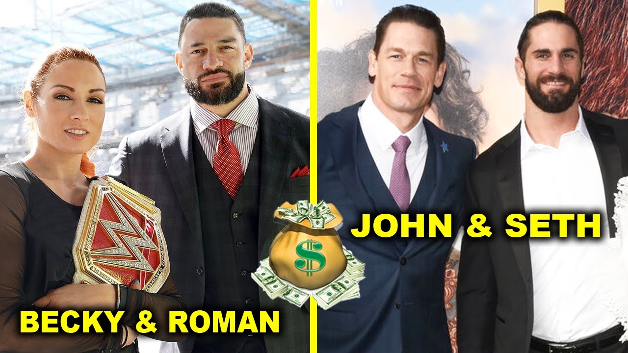 10 Richest WWE Friends in Real Life - Becky Lynch & Roman Reigns, John ...
