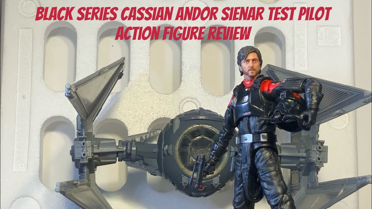 STAR WARS BLACK SERIES CASSIAN ANDOR SIENAR TEST PILOT ACTION FIGURE ...