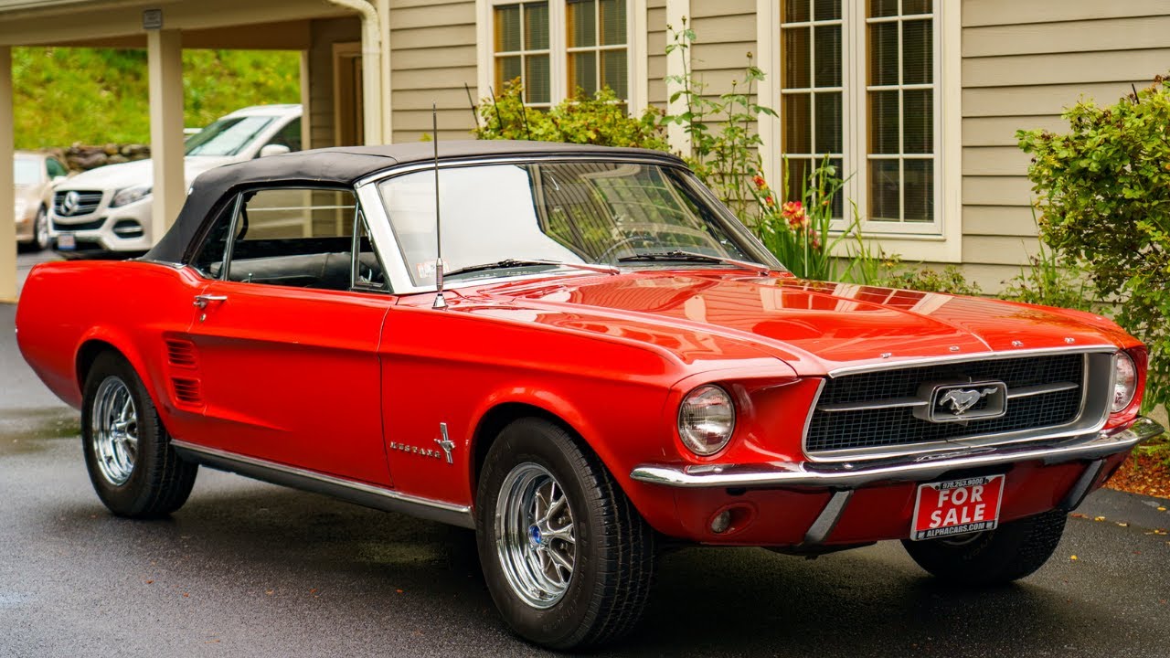 1967 Ford Mustang Convertible 289 - YouTube