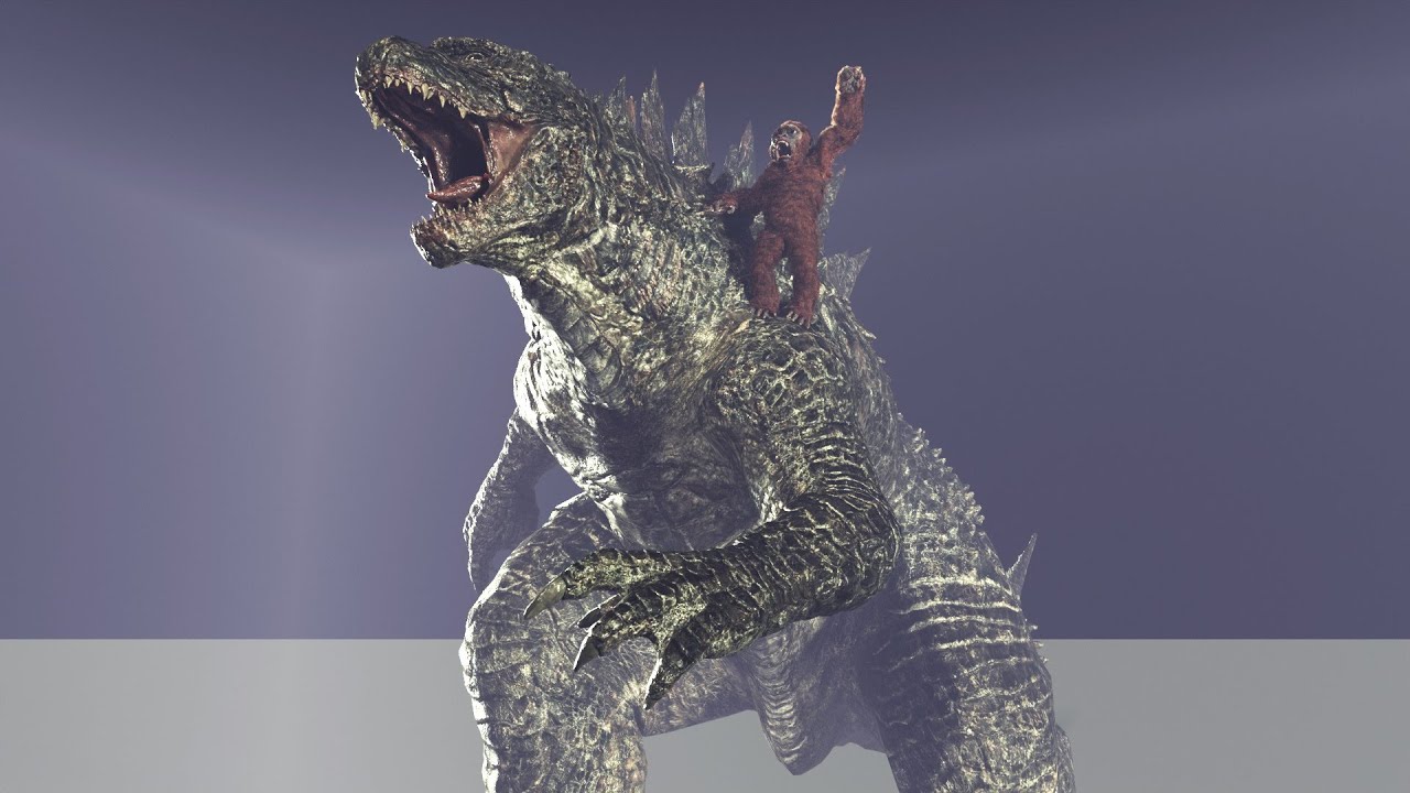 Godzilla and Suko go on a rampage - YouTube