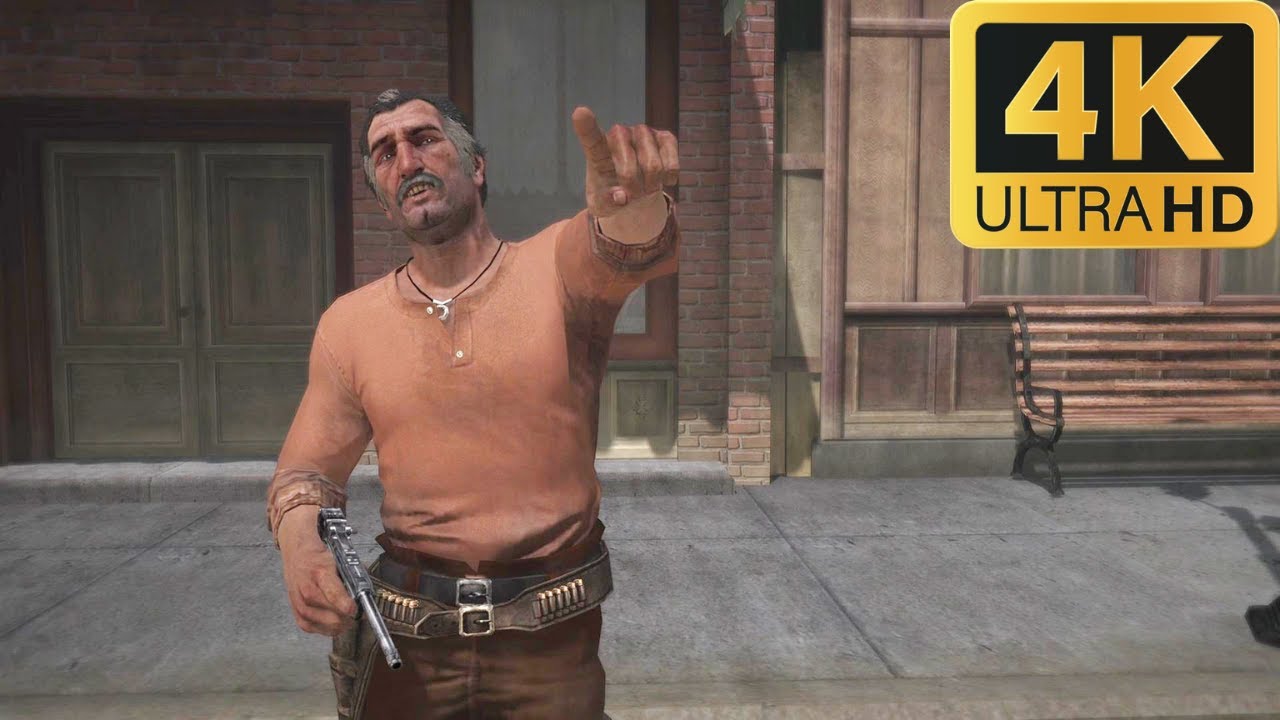 RDR 1 - Dutch Attacks John And The Professor - 4K 60 FPS - YouTube
