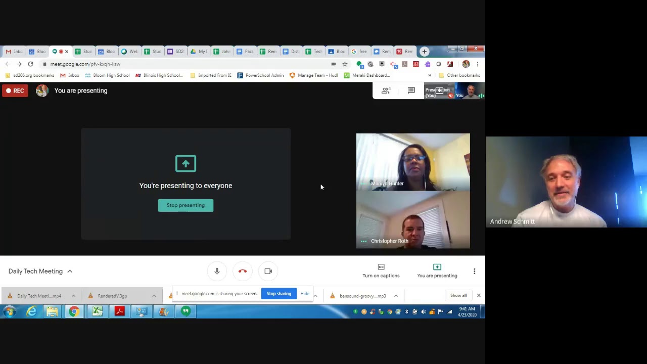 Changing the Layout in Google Meet to see all Cameras - YouTube