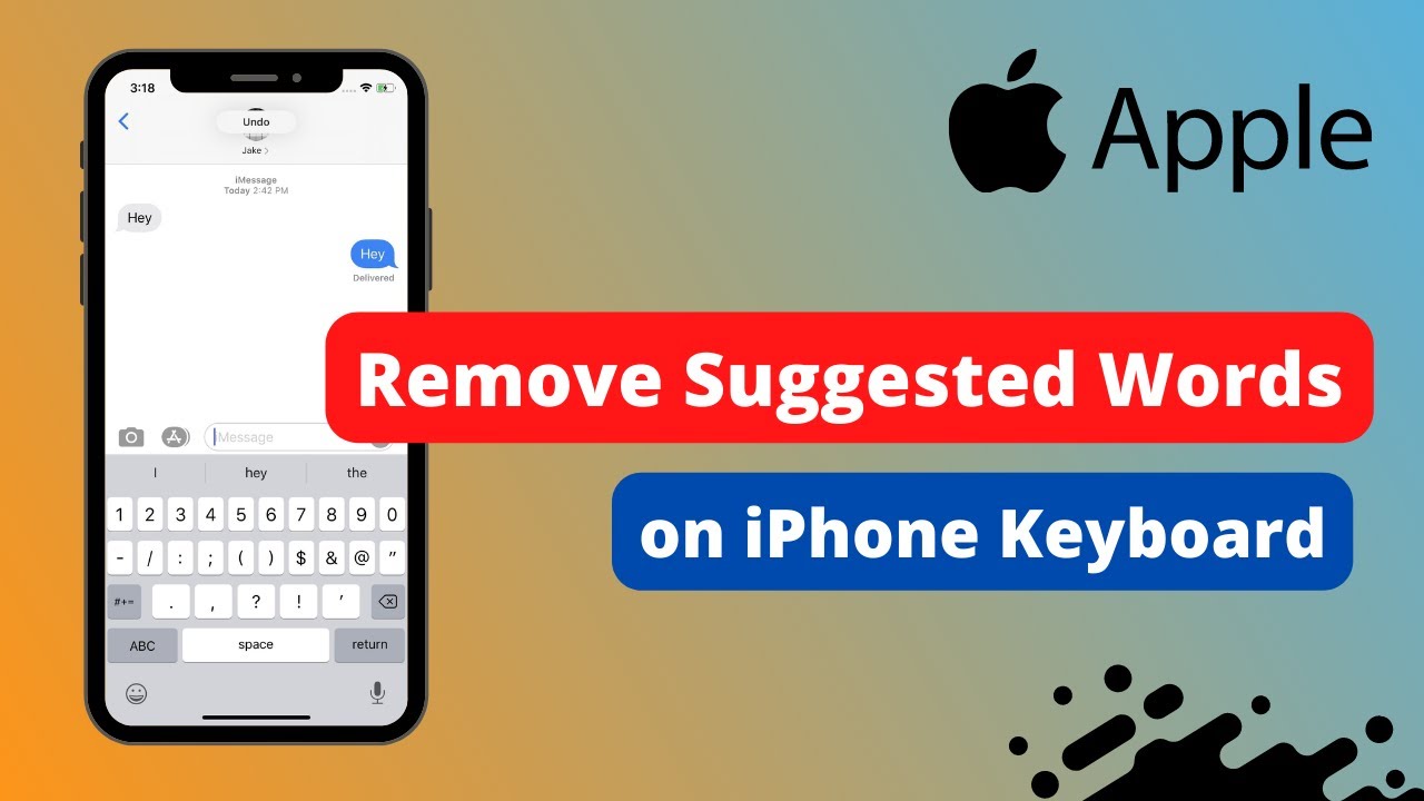 How To Remove Suggested Words On IPhone Keyboard 2022 YouTube How To Remove Suggested Words On IPhone Keyboard 2022 YouTube