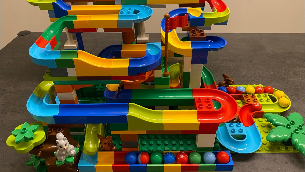 Relaxing DIY LEGO Duplo Marble Run - YouTube