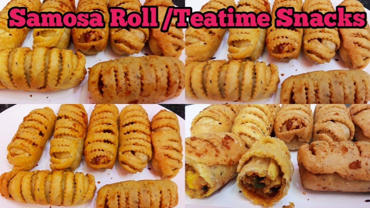 samosa roll. designer samosa. खस्ता समोसा। ramadan special recipe ...