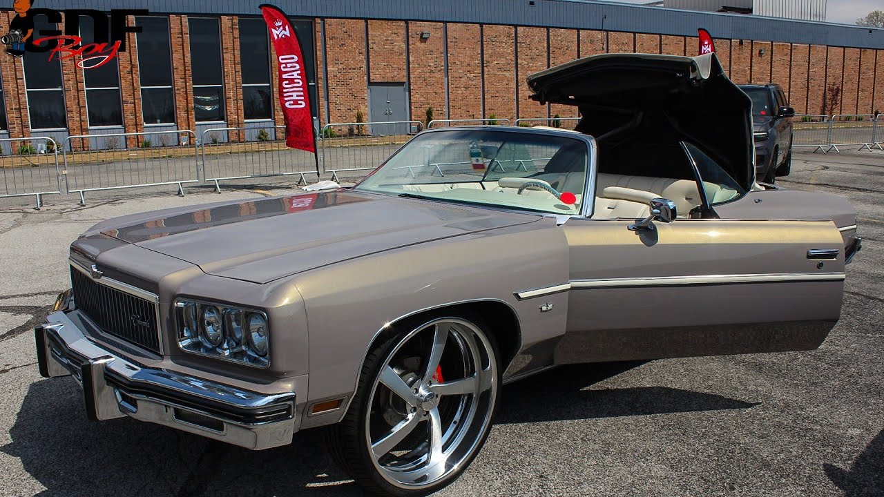 1975 Chevrolet Caprice Classic Vert on 26" Intro Billets - YouTube