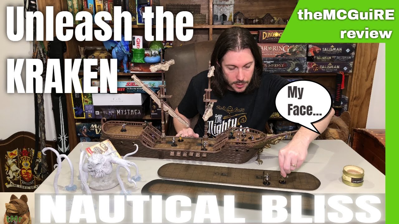 D&D Icons Of The Realms FALLING STAR SHIP and KRAKEN Review - YouTube