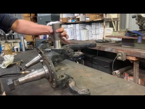 Peterbilt King Pin Replacement - YouTube