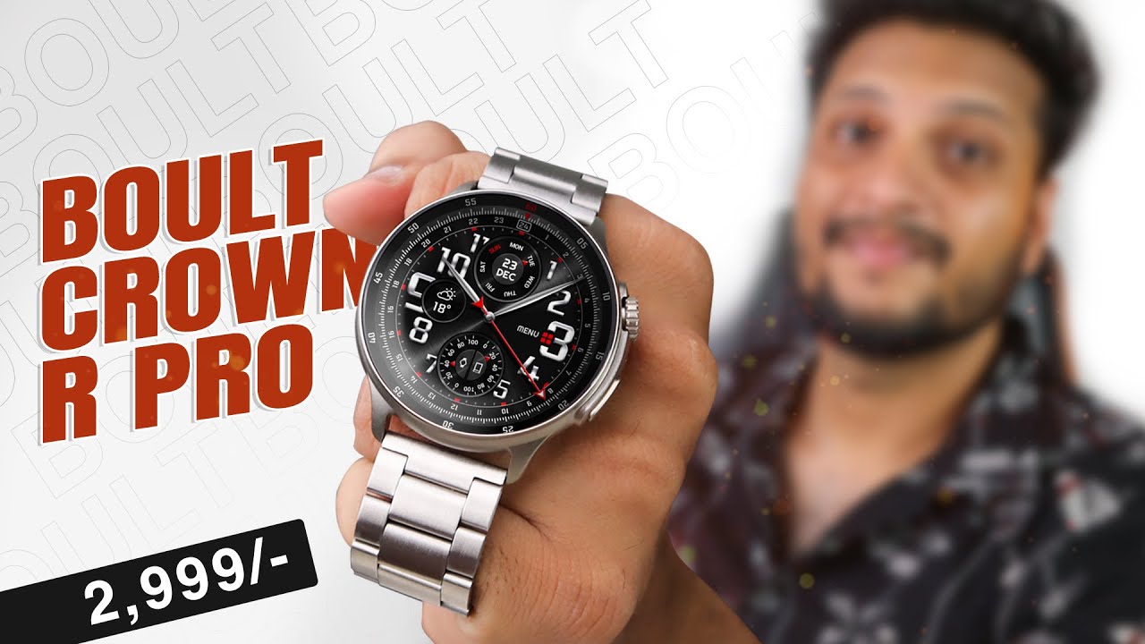 Best Premium Looking Smartwatch Under 3000!🔥 Boult Crown R Pro😍 - YouTube