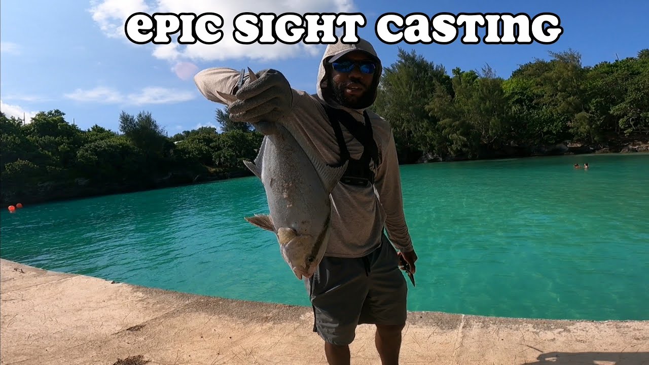 Sight casting jacks and more | LURE FISHING BERMUDA - YouTube