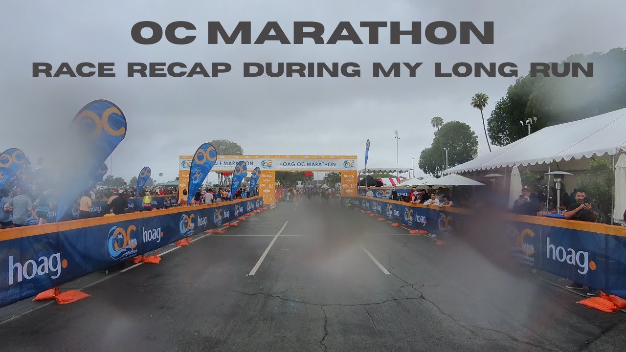 OC Marathon: Went for Sub 3:10. Now breaking it down on a Long Run ...