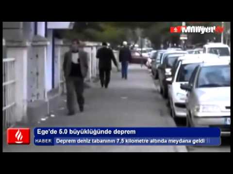 Ege de 5.0 büyüklüğünde deprem