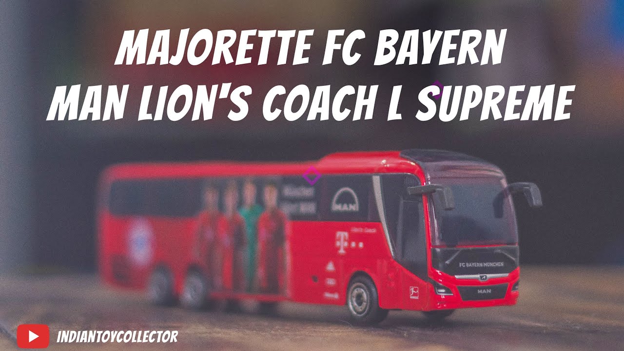 Majorette FC Bayern MAN Lion's Coach L Supreme | TinyTown.in - YouTube