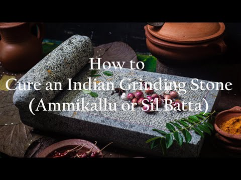 Ancient Cookware How to Cure an Indian Grinding Stone - YouTube