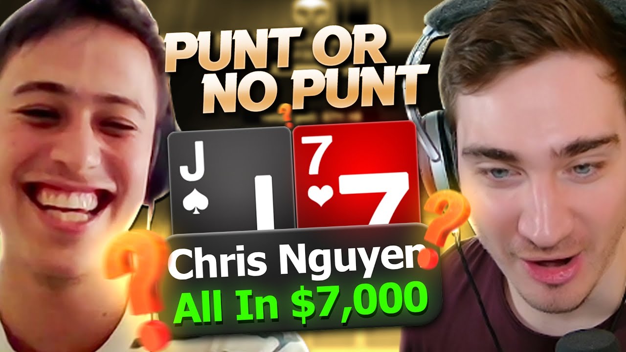 Chris Nguyen's Punt WAR vs Stefan11222 in CRAZY Bomb Pot?! | Punt or No ...