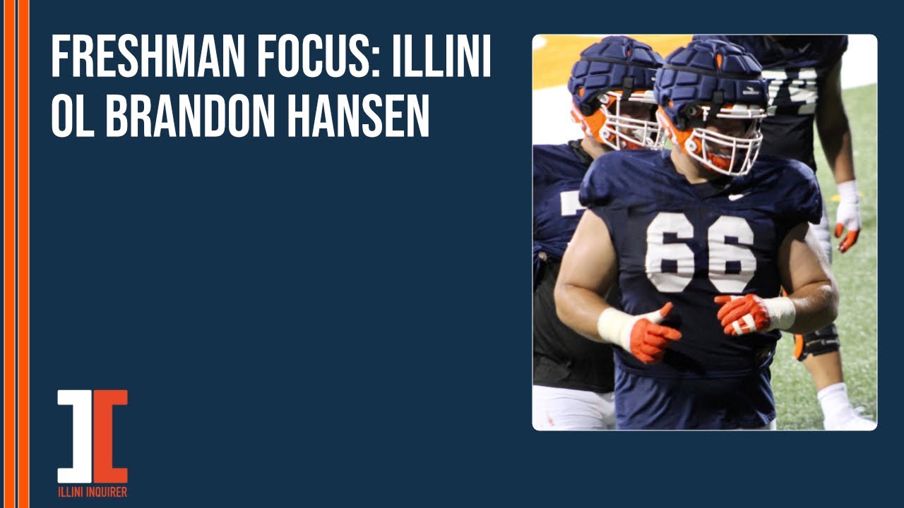 Freshman Focus: Illini OL Brandon Hansen - YouTube