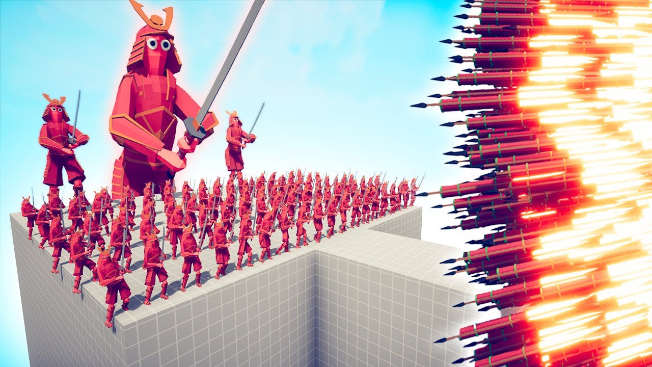 100x SAMURAI + 3x GIANT SAMURAI vs EVERY GOD - TABS | Totally Accurate ...