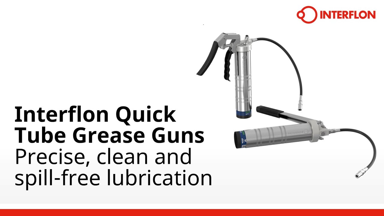 Interflon Quick Tube and Quick Tube Spring Grease Guns - YouTube