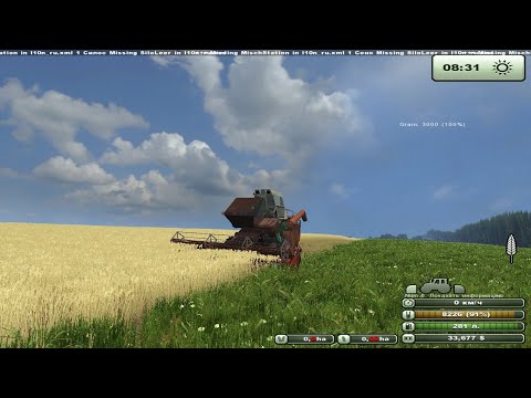 Прохождение Совхоз Рассвет | Уборка на Нива СК-5 | Farming Simulater 2013