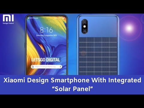 Xiaomi Design Smartphone With Integrated Solar Panel - YouTube