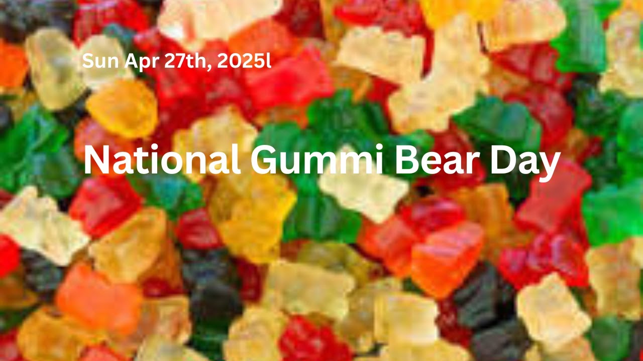 Celebrate National Gummy Bear Day with a Sweet Twist! - YouTube