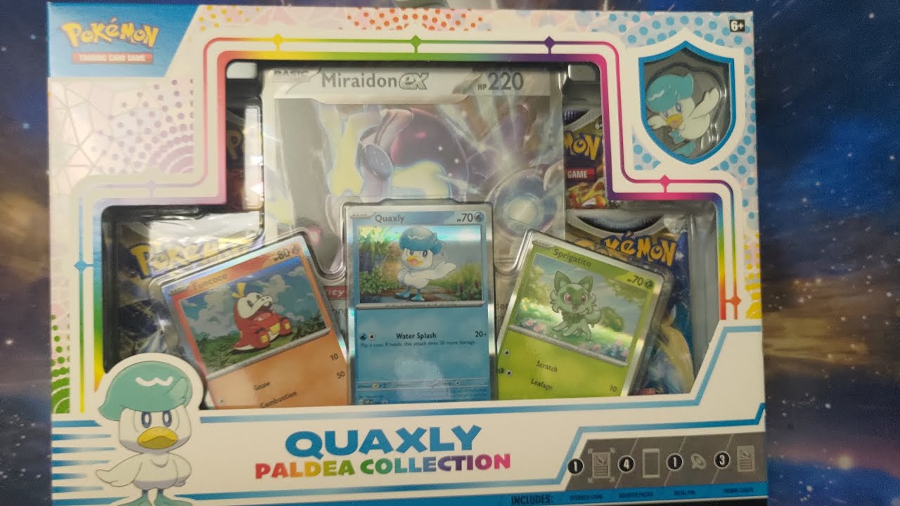 Pokemon QUAXLY box opening #pokemon #pokemontcg #packopening - YouTube