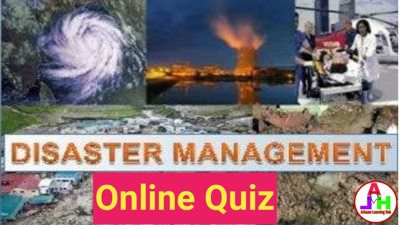 Disaster Awareness Quiz | Disaster Management | Online Quiz Certificate ...