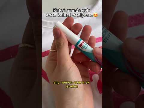 Leke çıkarıcı kalemi deniyorum! 😊 Siz başka lekelerde denememi isterseniz yorumlarda belirtin 🧼🍃✨