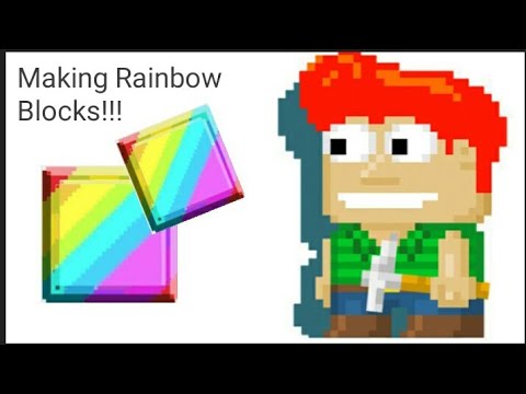 Membuat Rainbow Block!!! Growtopia#1 - YouTube