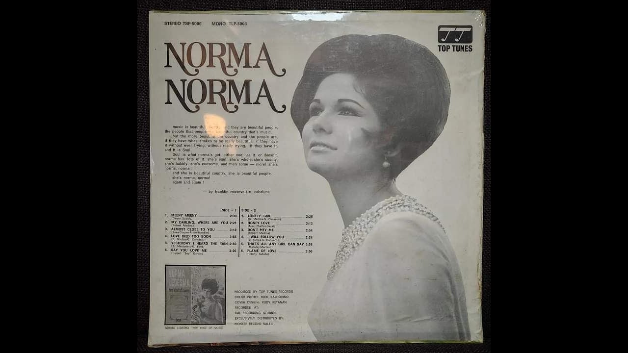 Norma Ledesma - NORMA NORMA (Full Album) 1969 - YouTube