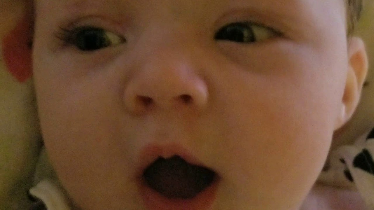 Our baby girl cooing ~ sweetest sound ♡ - YouTube