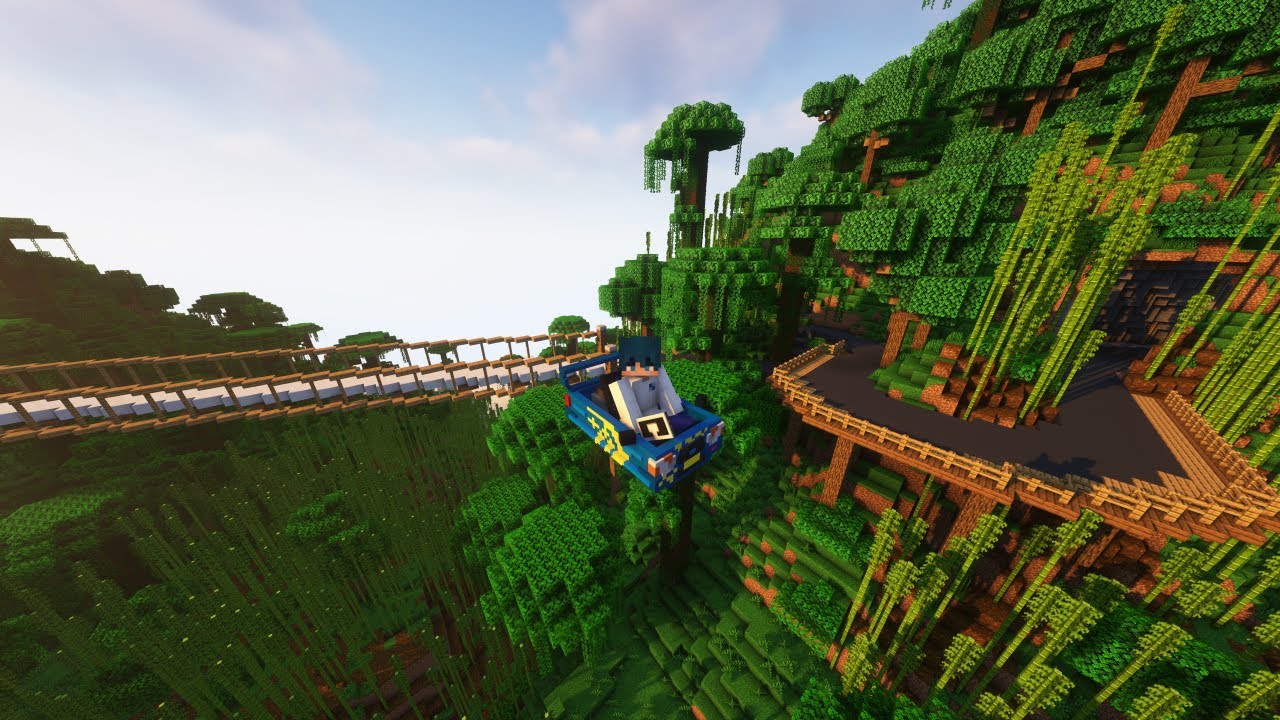 Sliding Through The Forest In The Subaru Impreza | Minecraft Ice Boat ...