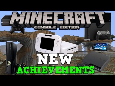 NEW Minecraft Console Edition ACHIEVEMENTS/TROPHIES! (ALL CONSOLES ...