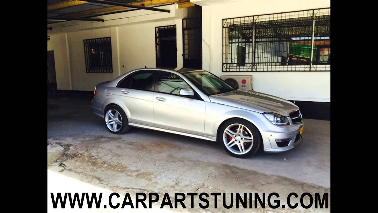 Complete Conversion for Mercedes C-Class W204 Body Kit C63 Facelift ...