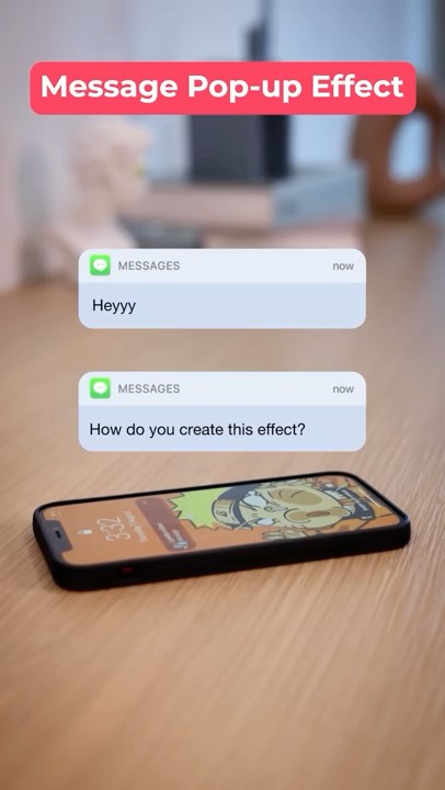 Learn how to nail the 💬 message pop-up trend in minutes! #inshot # ...