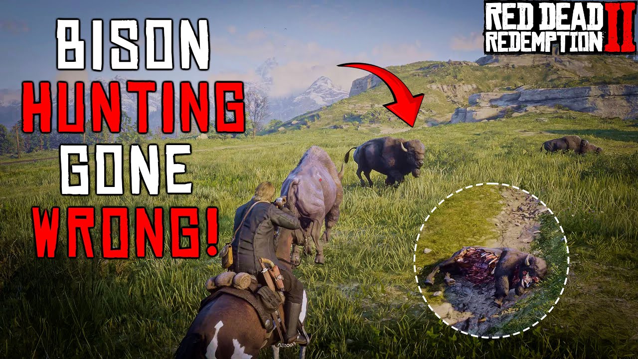 Bison Hunting Turns Dark | Arthur & Charles vs Poachers | RDR2 - YouTube
