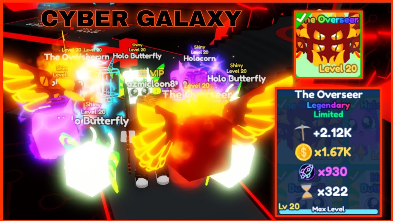 NOOB TO PRO | I UNLOCK CYBER GALAXY AND GOT THE OVERSEER LIMITED PETS ...
