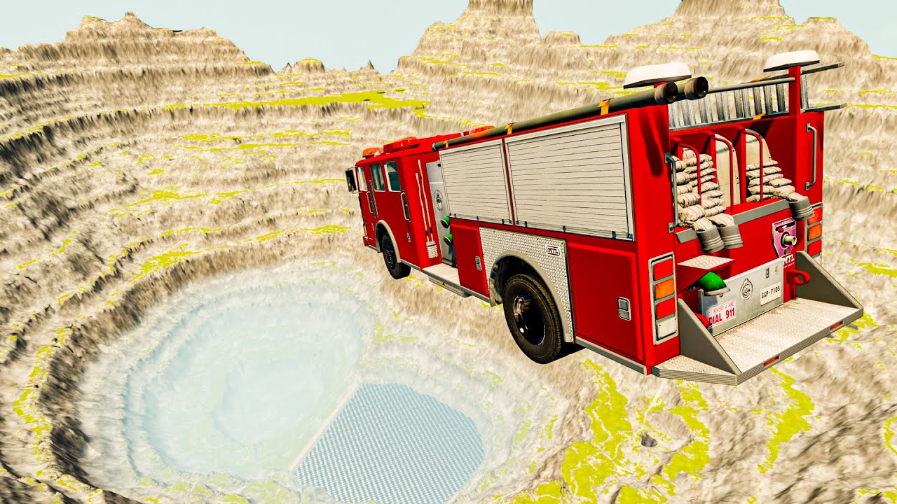 Cars vs Leap of Death Jump #25 - YouTube