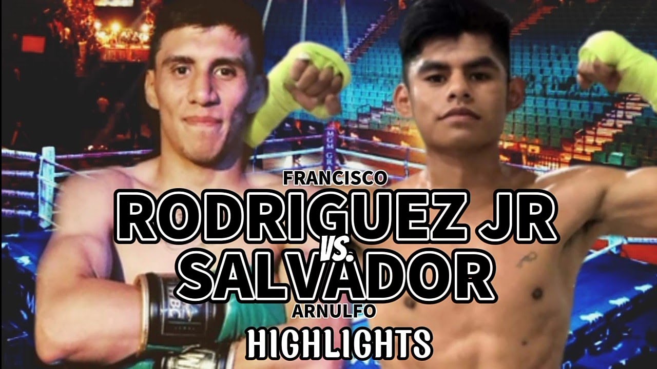 Francisco Rodriguez Vs Arnulfo Salvador Boxing Highlights - YouTube